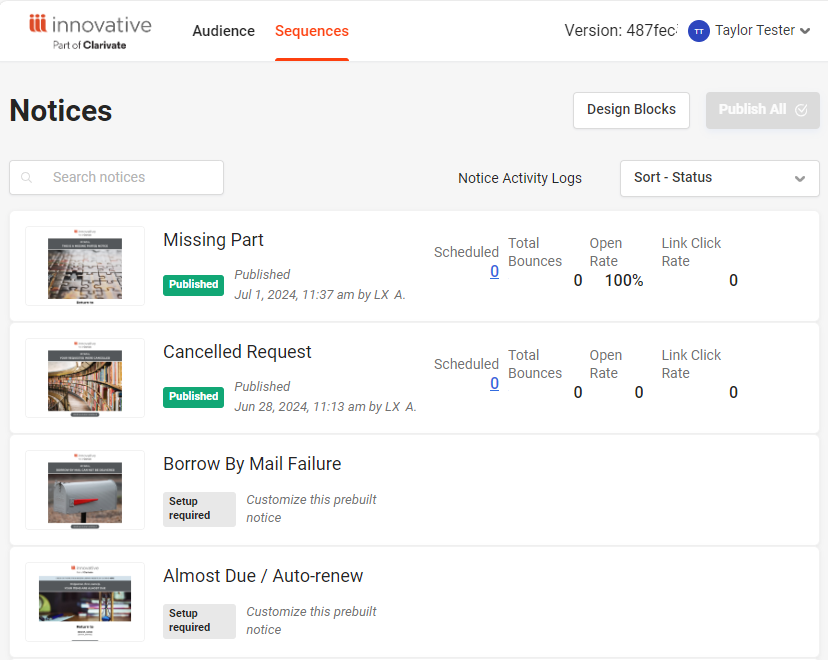 Innovative delivers patron email notices for consortia through LX Starter - Innovative ...
